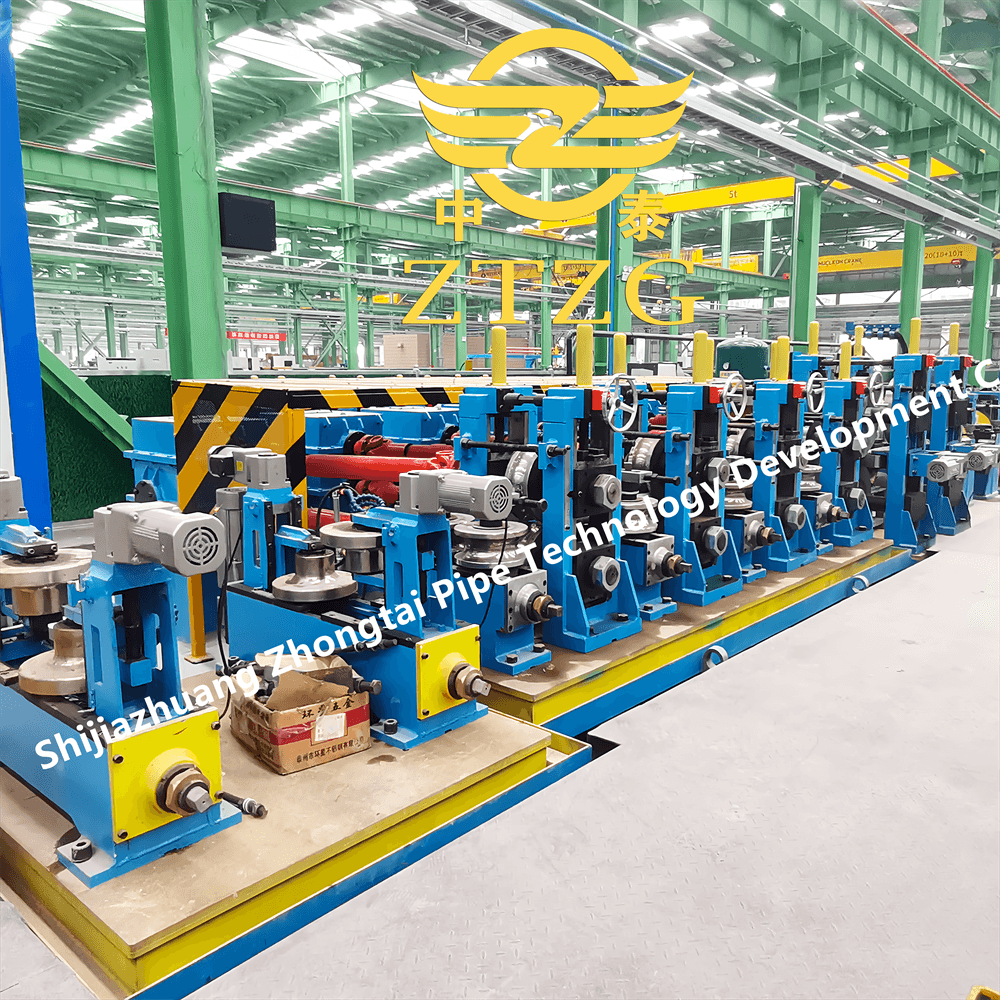 China Tube Millφ89x5 ERW Pipe mill machine; ZTFIV Roller-Sharing;ZTZG ...