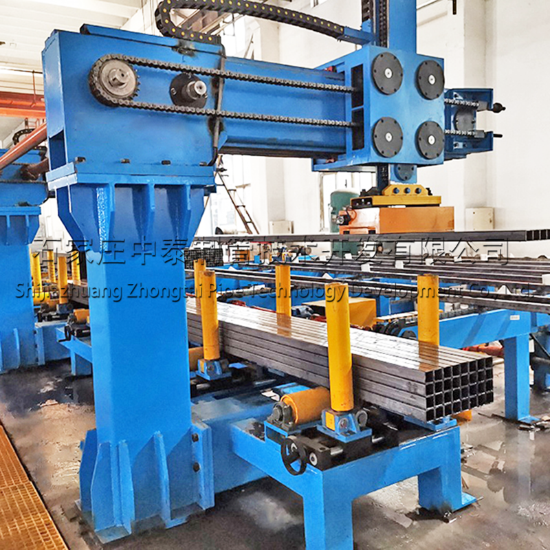 China Automatic Steel Pipe Tube Stacking & Packing Machine ...
